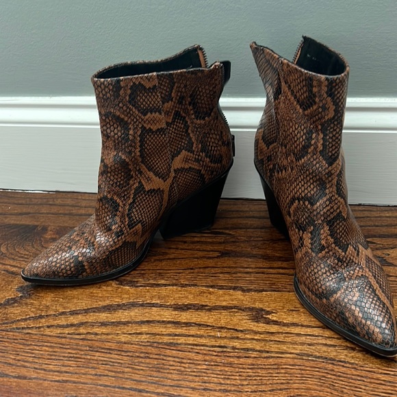 Dolce Vita | Shoes | Dolce Vita Western Bootie Snake Print | Poshmark